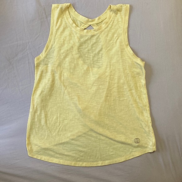 Tops | 3 For 1 Yellow Petal Back Work Out Tank Top | Poshmark